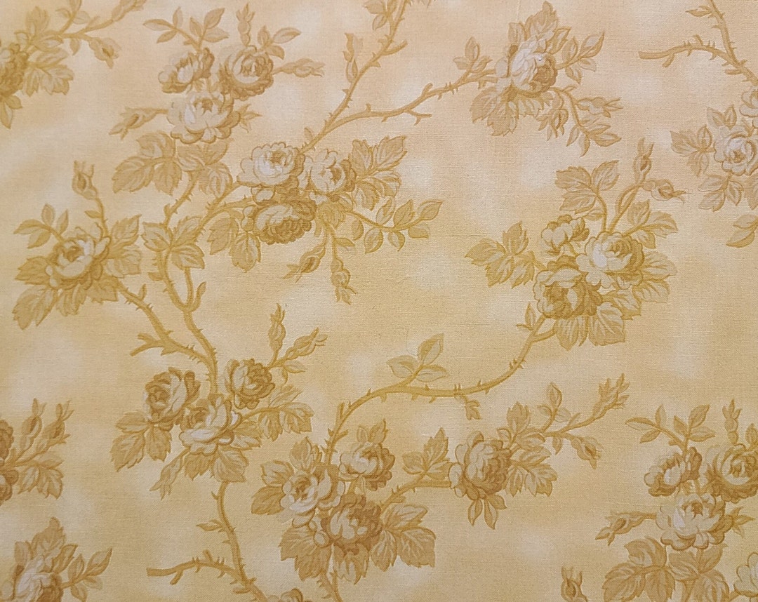 Sentimental Journey by Robyn Pandolph for SSI - Gold Tonal Fabric ...