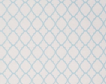 Blue Lattice Fabric - Etsy