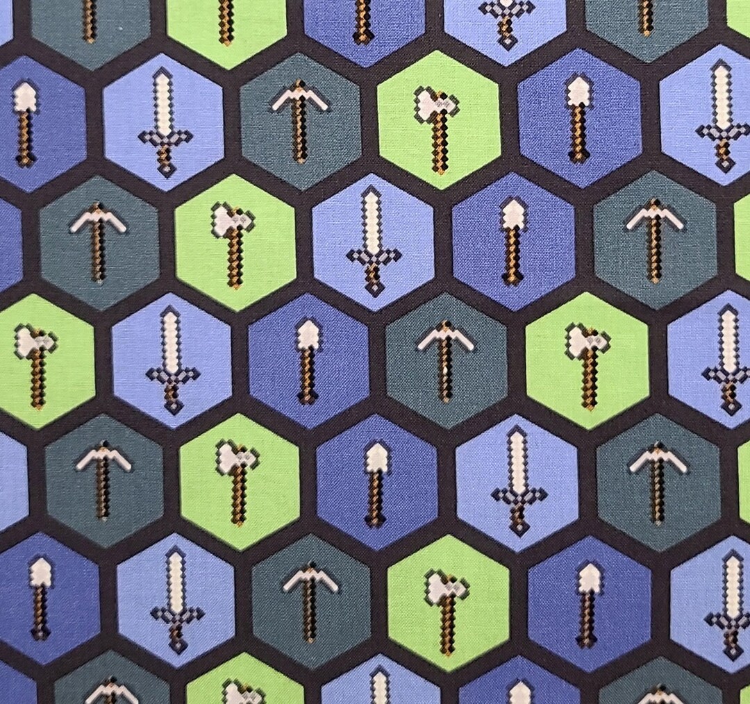 Mojang Licensed Springs Creative LLC - Midnight Blue Fabric / Blue ...