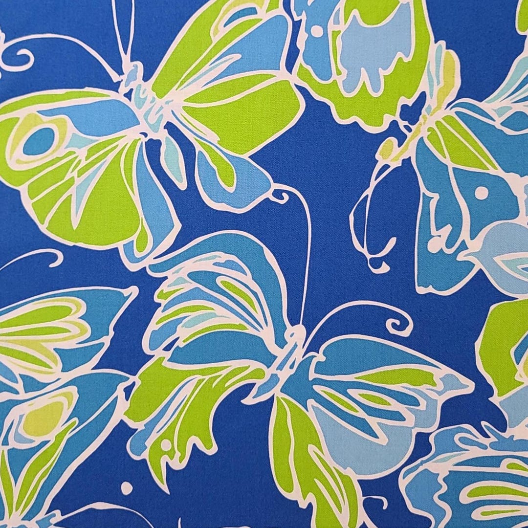Dab of Jazz 7924-B by Gail Fountain for Maywood Studio - Blue Fabric ...