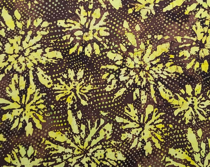 BATIK - Tan, Cream, Brown, Charcoal Tonal Fabric / Tonal Flower Tjap - Etsy