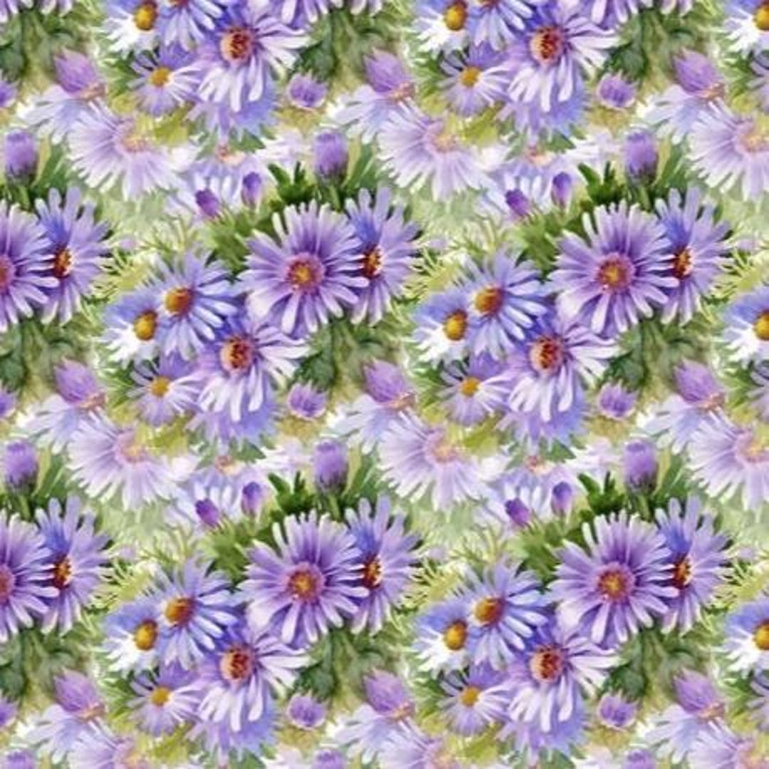 Decoupage Daisies - Lavender 13DC-1 by Jason Yenter for in the ...
