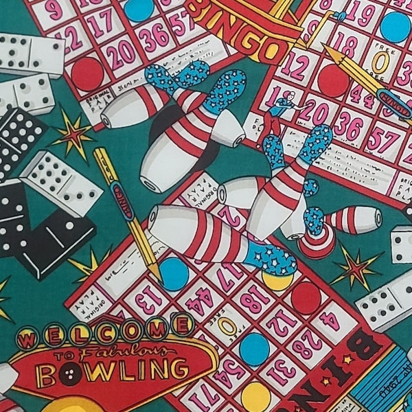 Bingo Fabric - Etsy