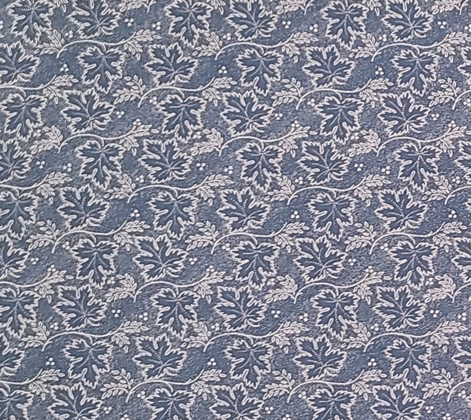 SL Designs for Kona Bay Fabrics - Colonial Blue Fabric / Soft White ...