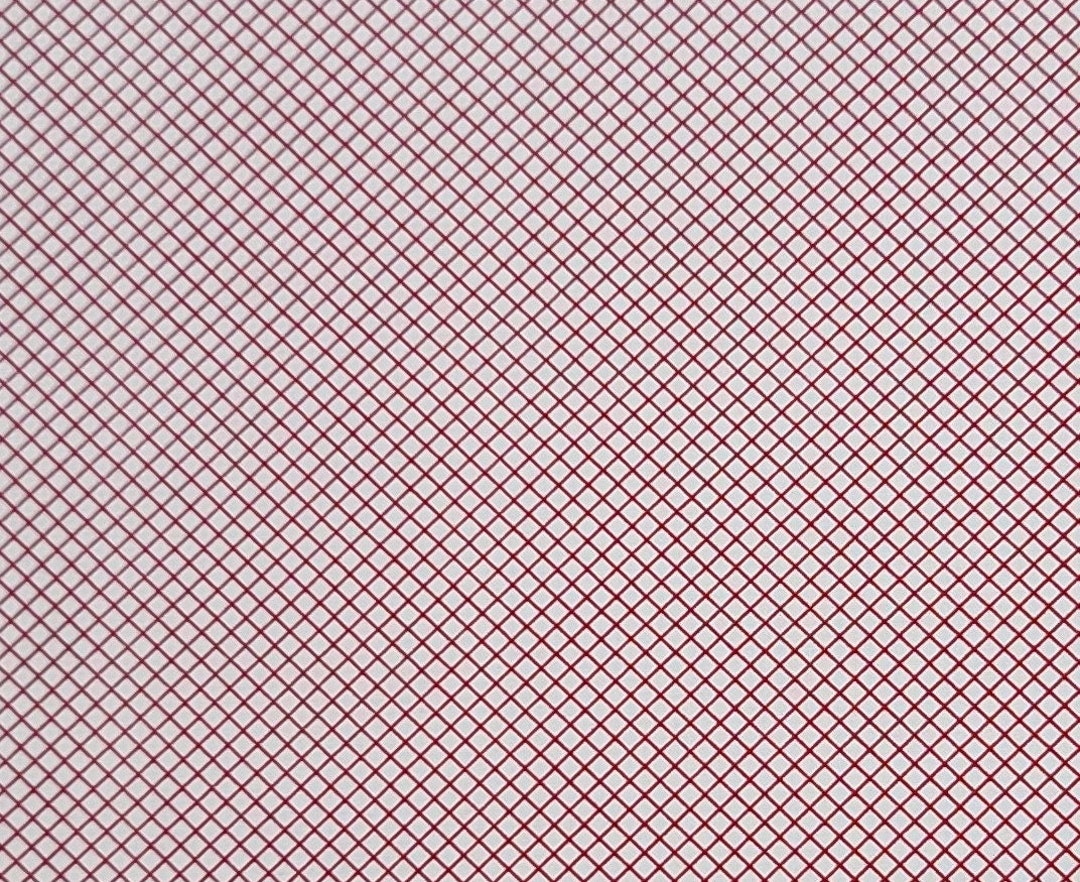 Faye Burgos for Marcus Fabrics Gallery in Red - White Fabric / Dark Red Diamond Print - Etsy