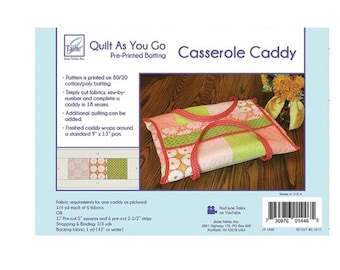 June Tailor Quilt as You Go Set of 3 Wine Totes Pre-printed Batting - Etsy