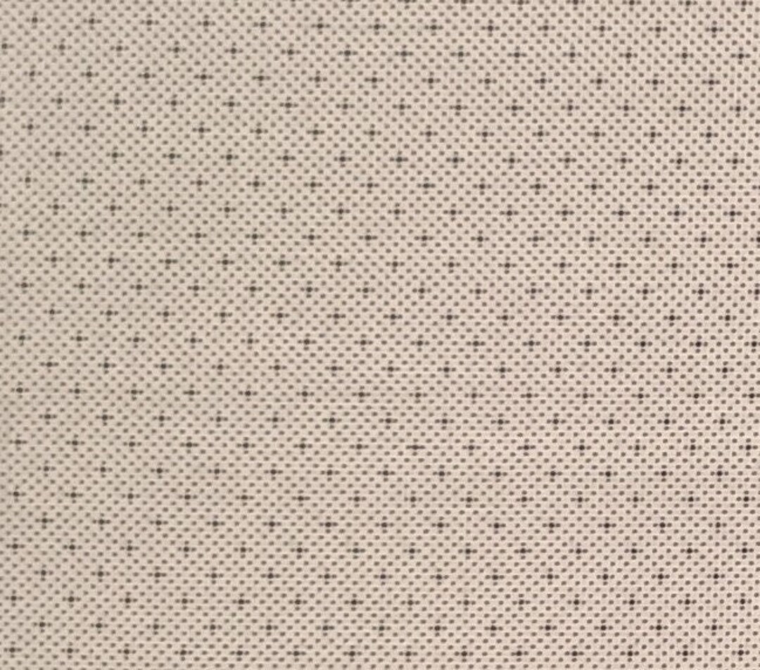 Joan Kessler for Concord Fabrics Inc - Soft White Fabric / Dark Navy ...