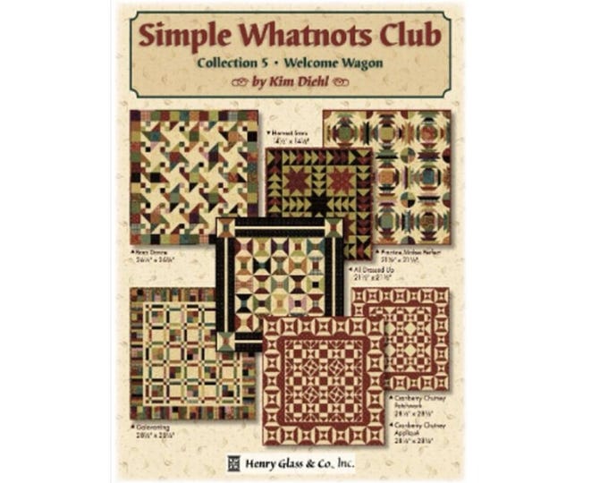 Barn Dance Mini Quilt Kit by Kim Diehl Simple Whatnots Club Collection ...