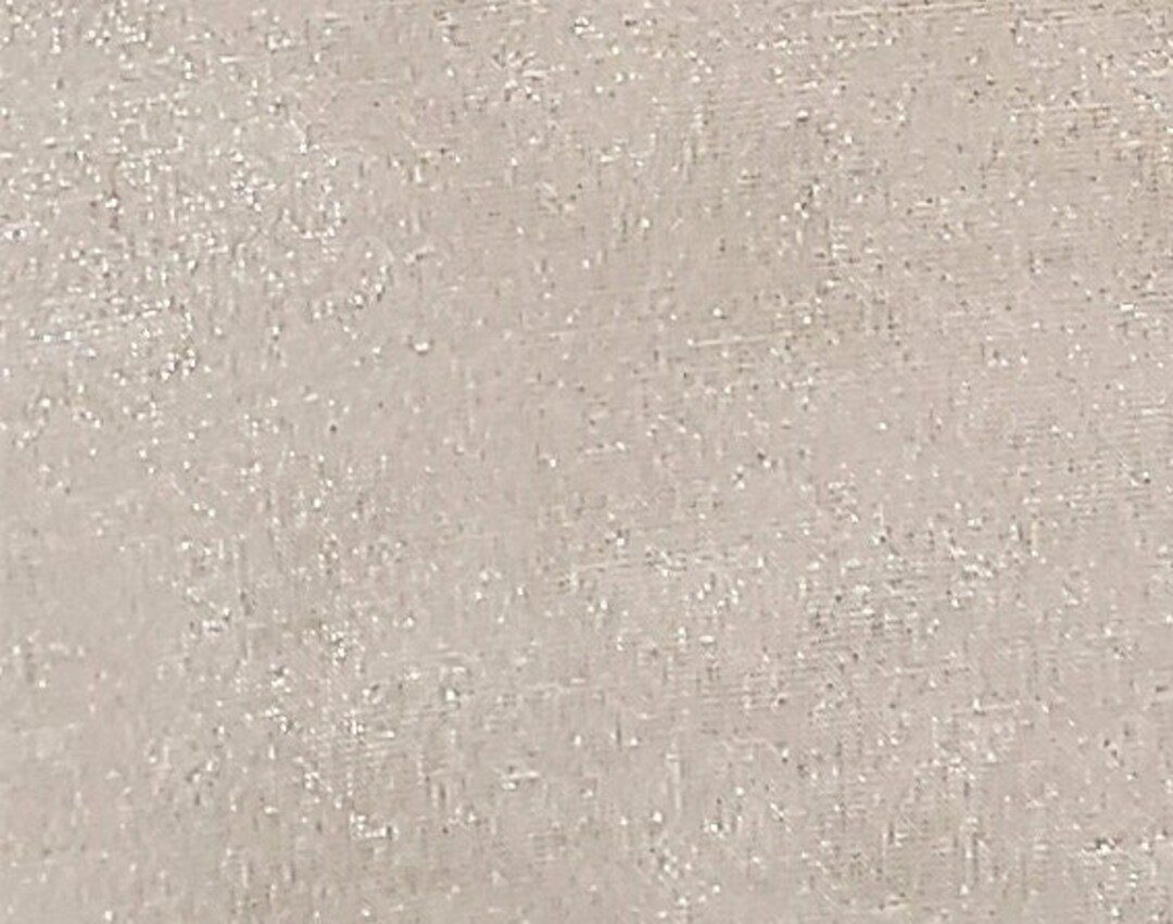 Champagne Colored Fabric / Silver Metallic Thread - Etsy