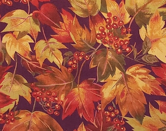 Autumn Leaf Fabric - Etsy