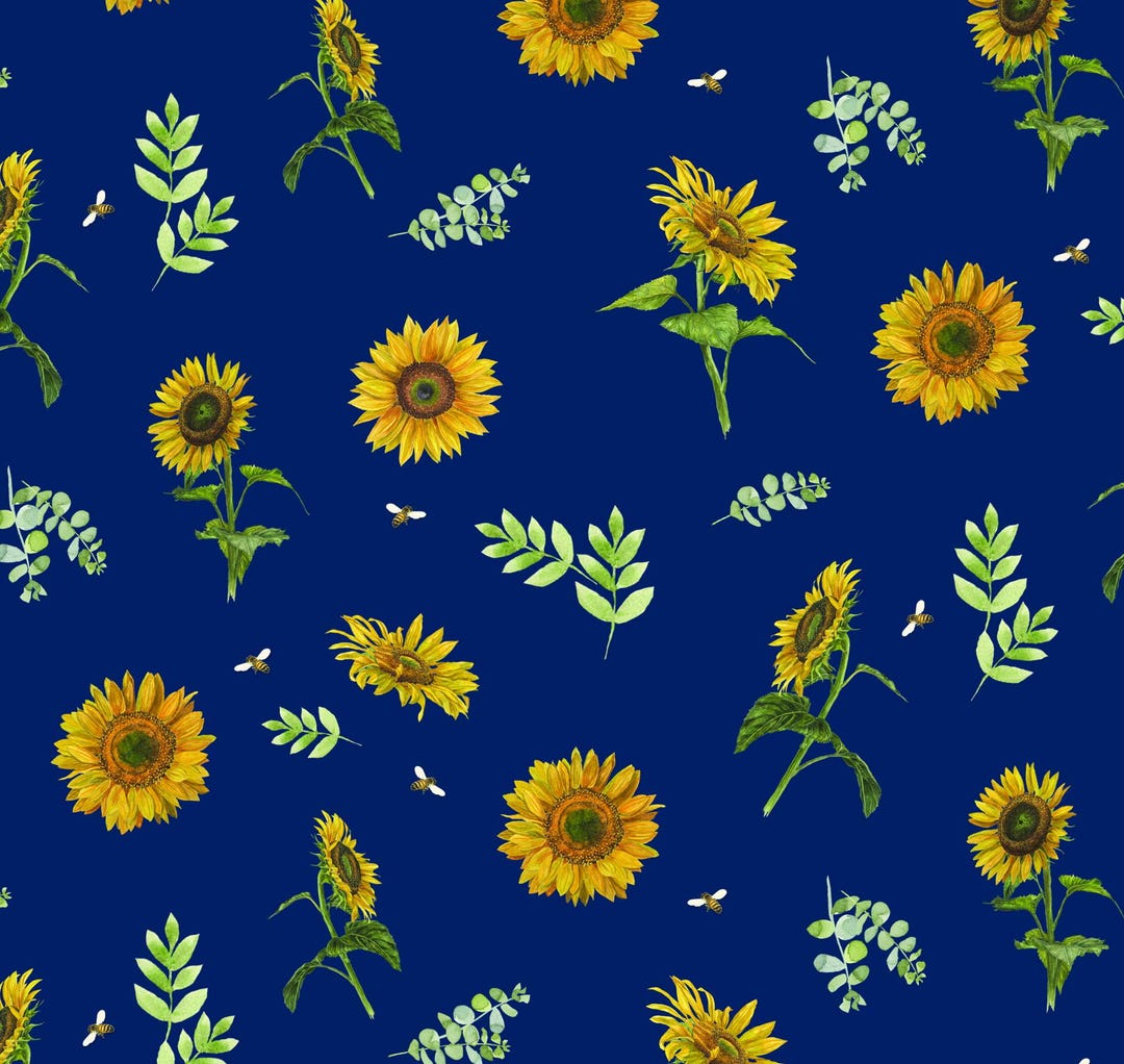 Honey Bees and Flowers Please by Tara Reed 2024 Riley Blake Designs ...