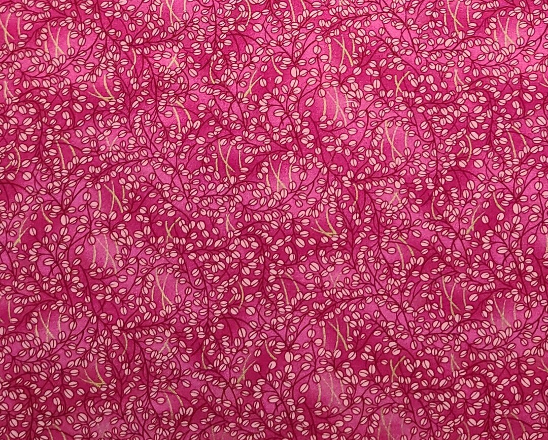 Fabric Traditions 2005 - Dark Pink Tonal Fabric / Dark Pink Print ...