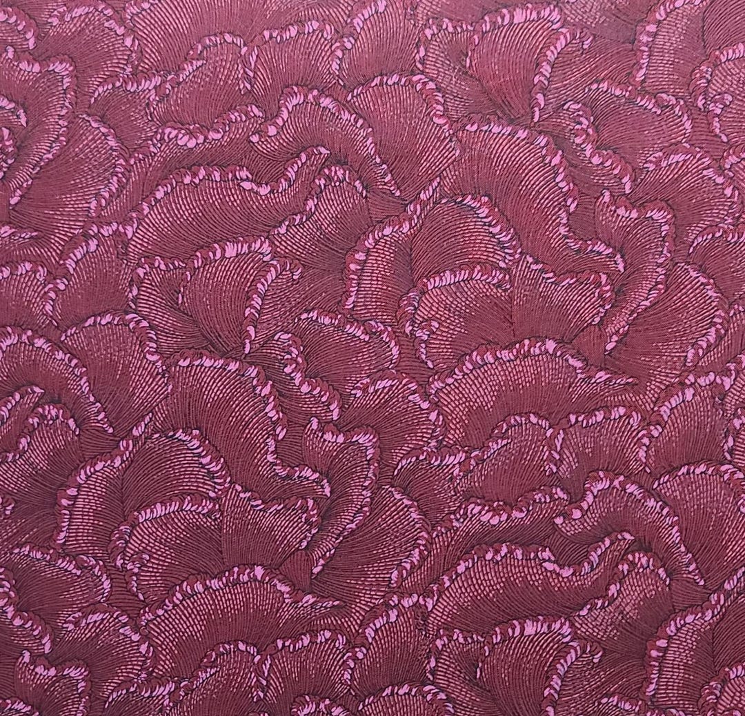 Discovery 1492 A Commemorative Design by Jinny Beyer for RJR Fashion Fabrics - Dark Red Tonal ...