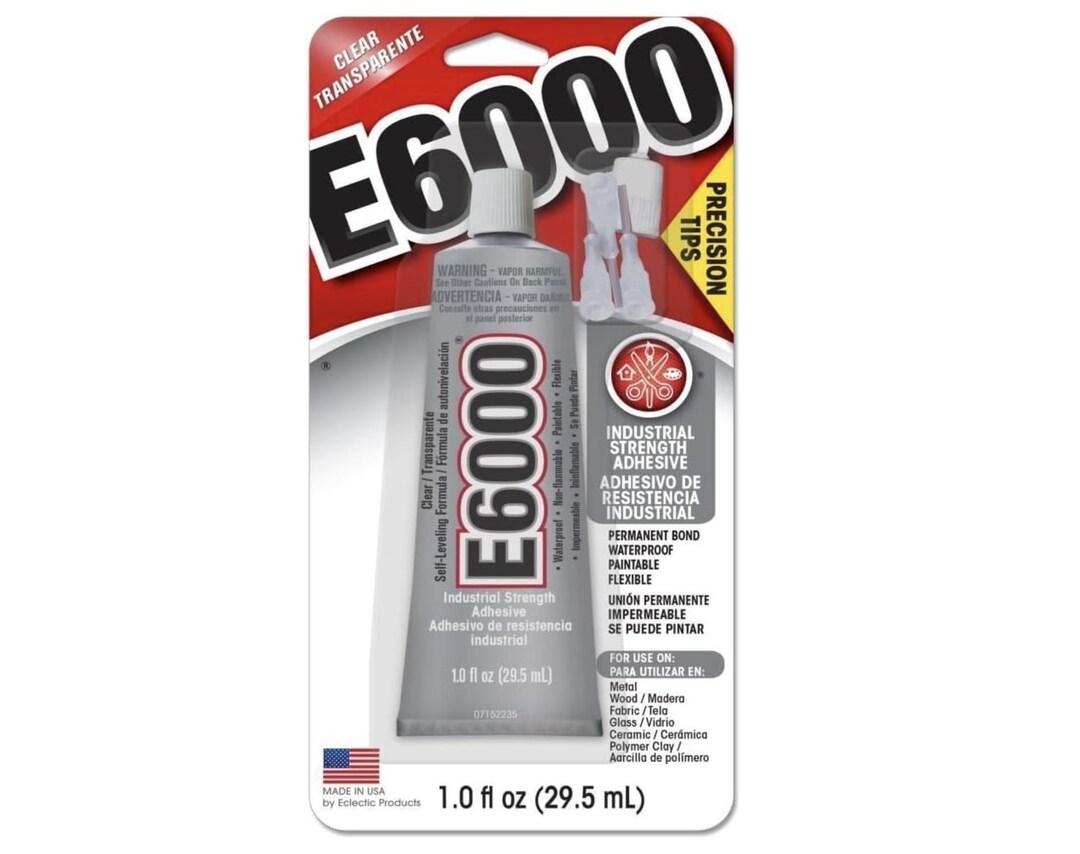 E6000 Clear Transparent Industrial Strength Adhesive / 1 Oz Tube - Etsy