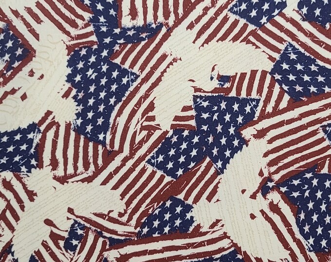 Joann Fabrics - Red, White, Blue Flag and Eagle Print Fabric - USA ...