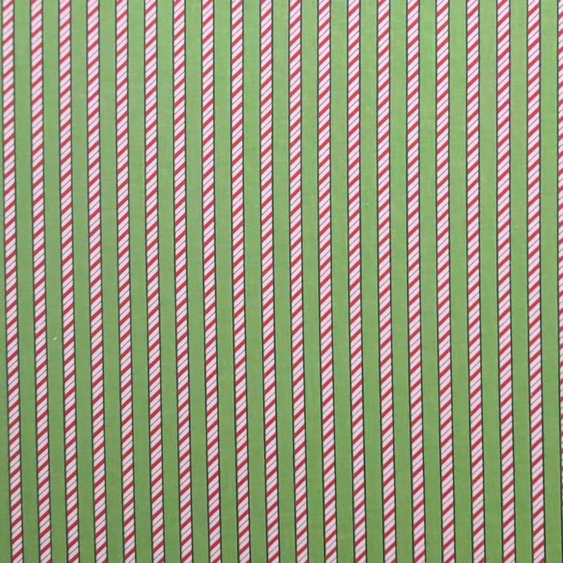 Peppermint Stripe Fabric - Etsy