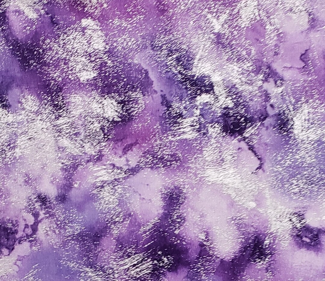 Marble Mate by Moda Pattern #9897 - Purple Marbled Fabric With Metallic ...