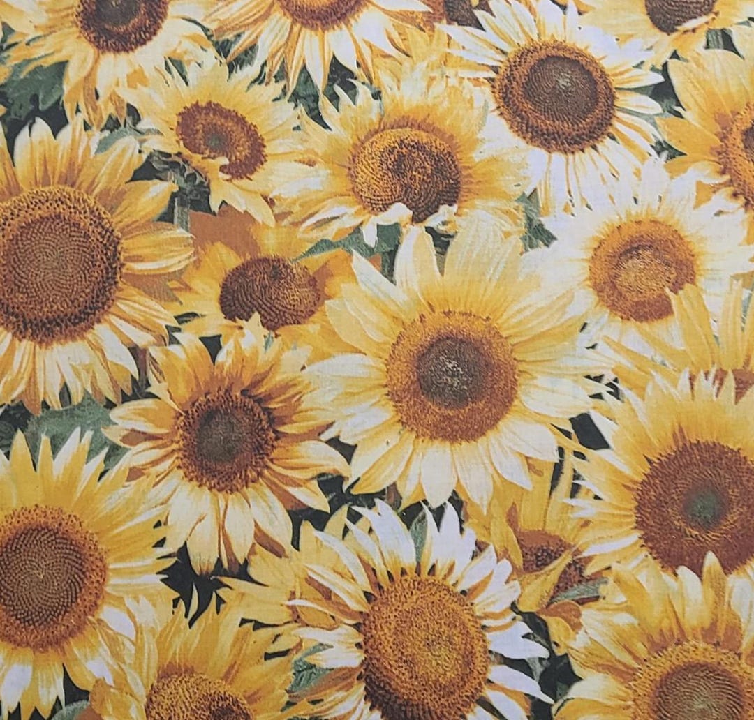 Patty Reed Designs 2020 for Fabric Traditions - Packed Sunflower Print ...