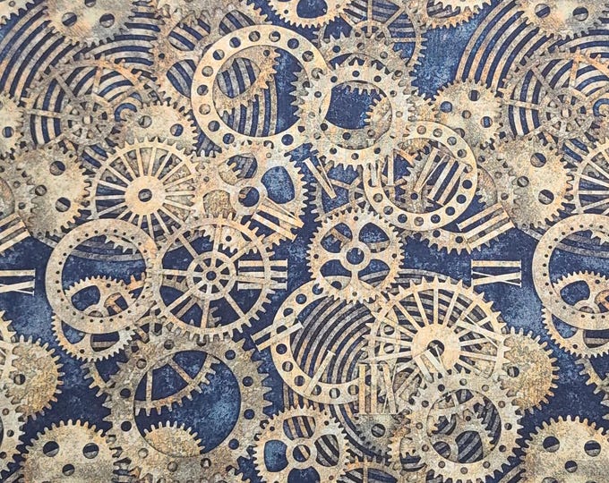 Rubin Design Studio Style #RUPOS4WA - Steel Blue Tonal Fabric / Tan ...