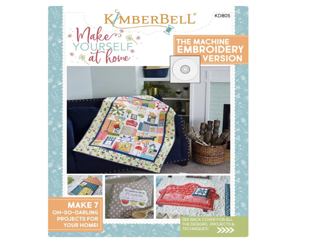Kimberbell Make Yourself at Home Collection Quilt Kit Machine ...