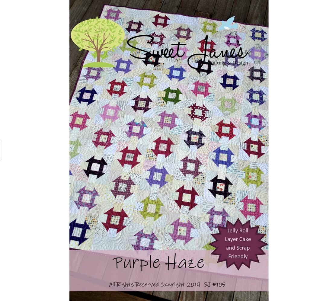 Purple Haze Quilt Pattern by Sweet Janes Quilting Design / Pattern ...