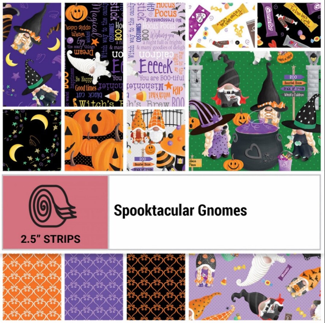 Spooktacular Gnomes Strip Set - Kanvas Studio - Etsy