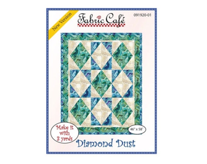 Fabric Cafe - 3-yard Quilt Pattern - Diamond Dust - Etsy