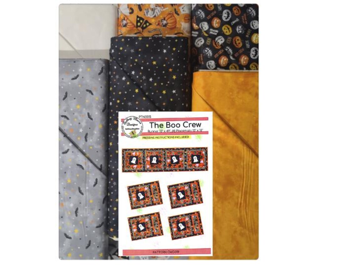 Kit - Boo Crew Runner and Placemats Kit - Featuring Boo Crew by ...