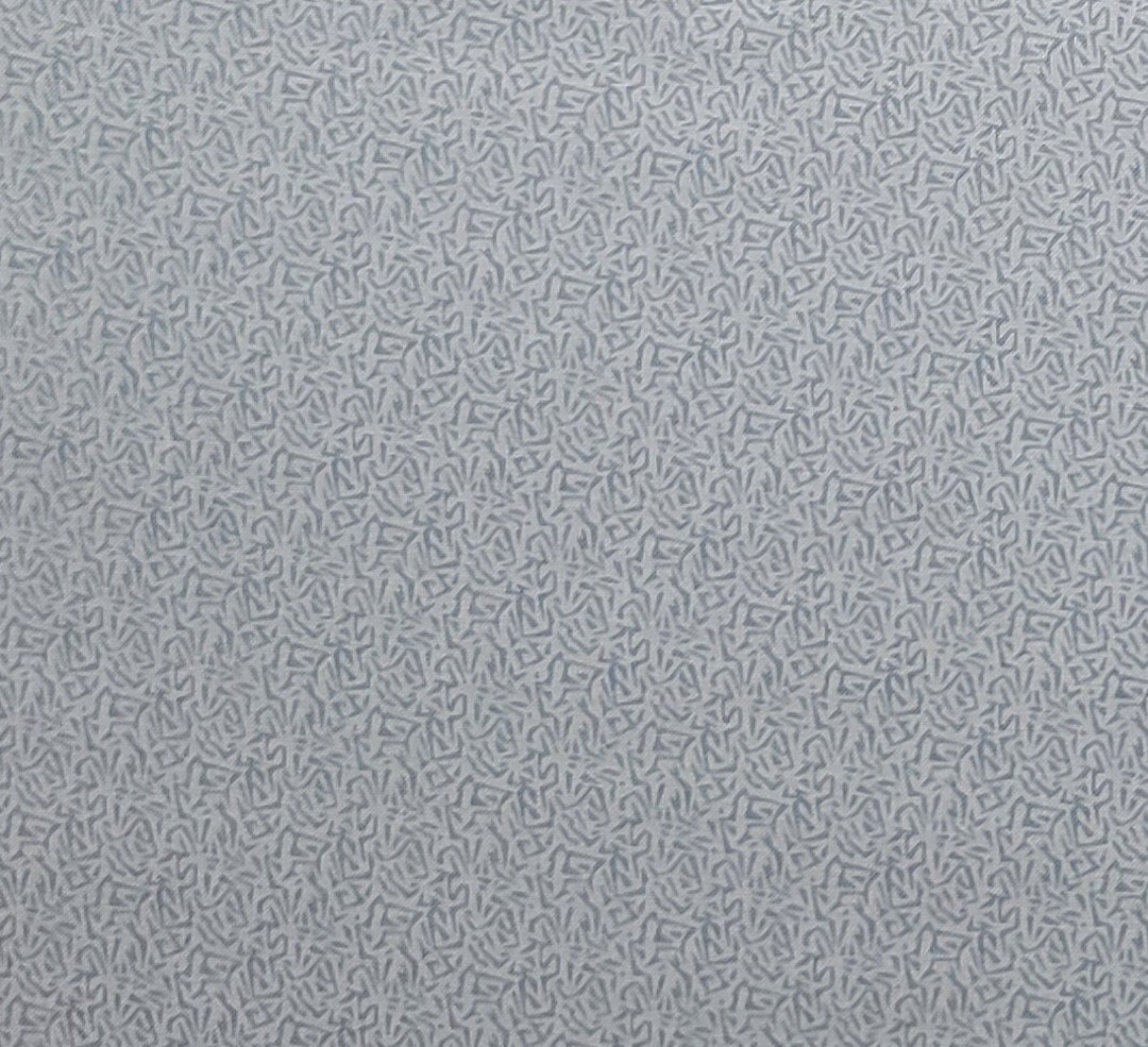 Pale Blue Fabric / Light Blue Pattern - Selvage to Selvage Print - Etsy