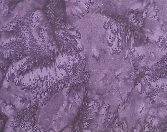 BATIK - Black Plum Tonal Patterned Fabric - Etsy