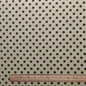 Essentials by Moda Pattern #8681 - Pale Green Fabric / Brown Polka Dot ...