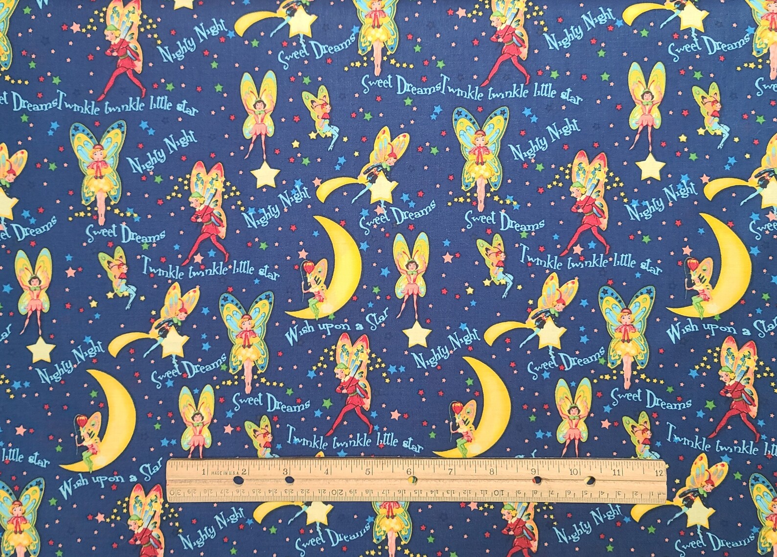 Kate Ward Thacker Designs Joann Fabrics - Blue Fabric / Fairy and Sweet ...