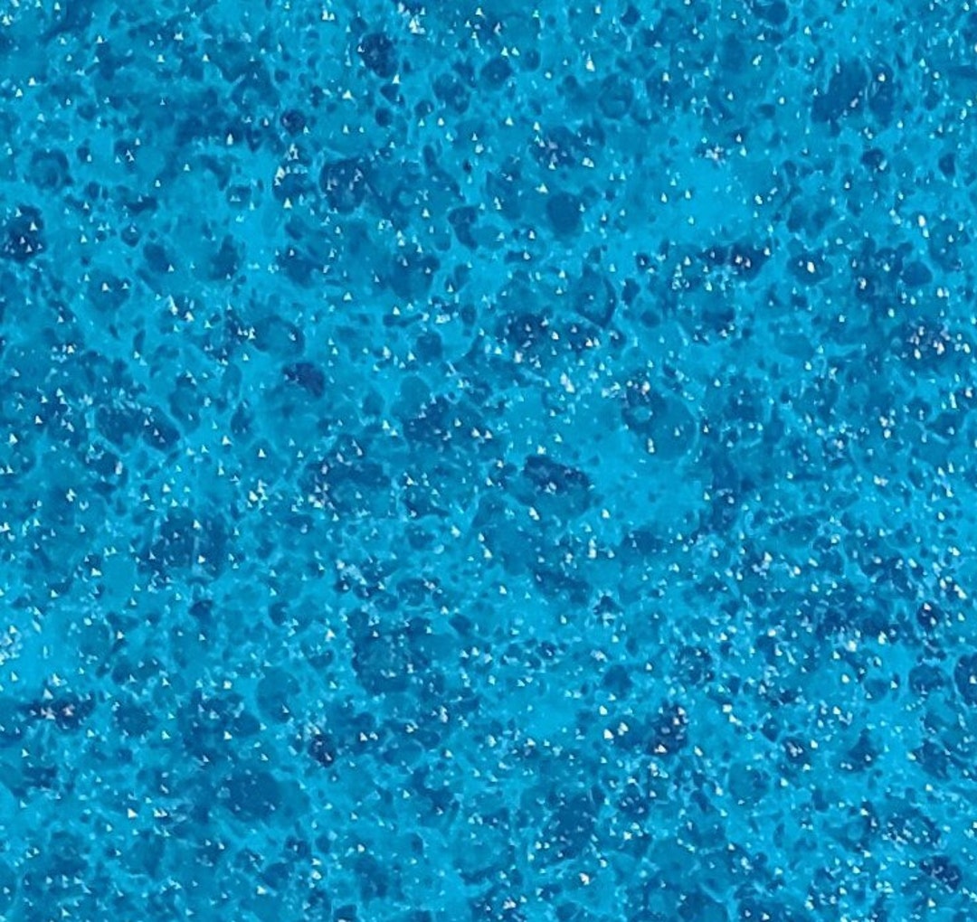 Fabric Traditions 2002 - Teal Tonal Fabric / Iridescent Allover Glitter ...