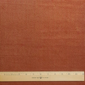 Red Fabric / Gold Metallic Stripe - Etsy