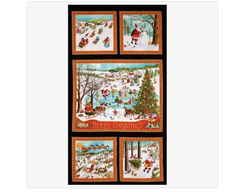 Winter Wonderland by Ingrid 23090 for Moda Fabric Panel - Panel ~ 24 ...