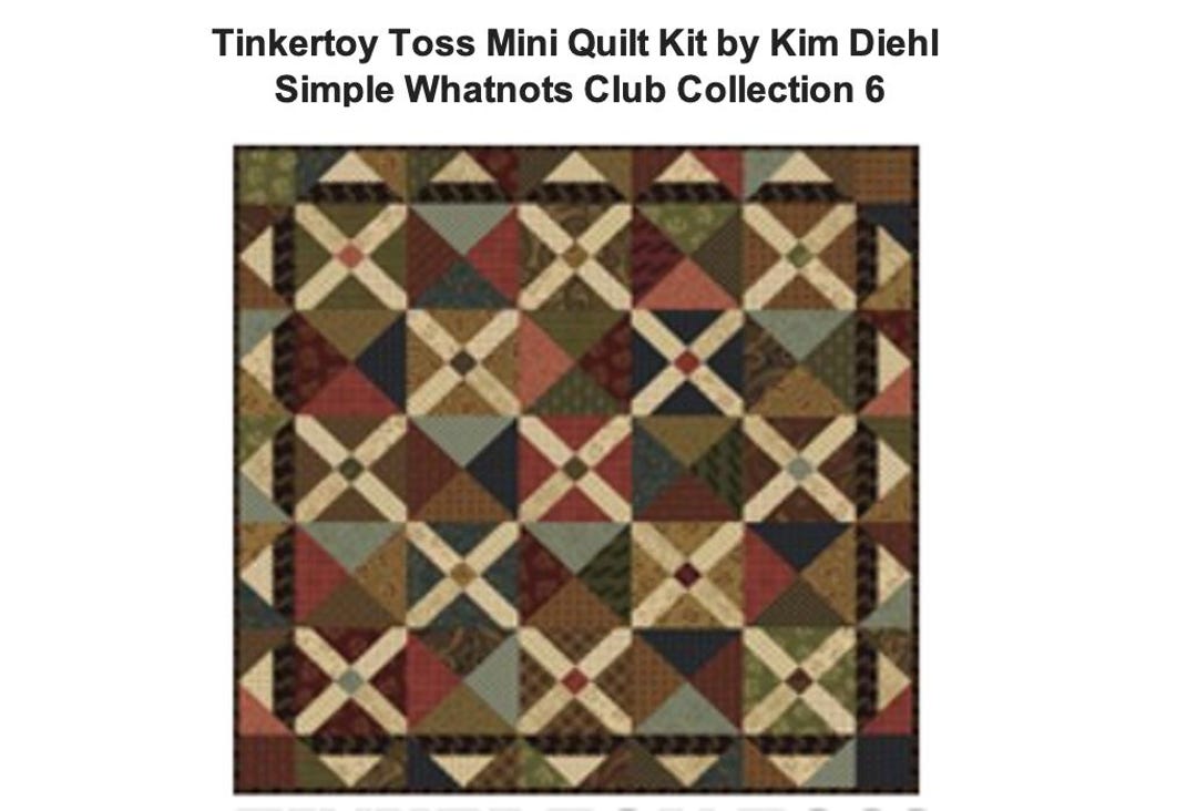 Tinkertoy Toss by Kim Diehl Simple Whatnots Club Collection 6 - Etsy