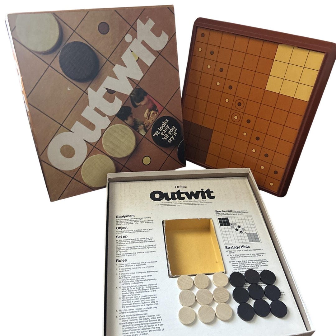 VINTAGE Outwit Strategy Game COMPLETE Parker Brothers 1979 Board ...