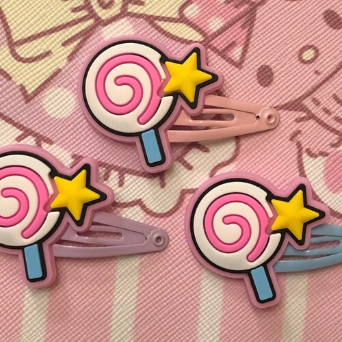 Kirby Invincible Candy Lollipop Hair Clips - Etsy Canada