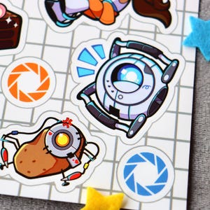 Portal Vinyl Sticker Sheet - Etsy