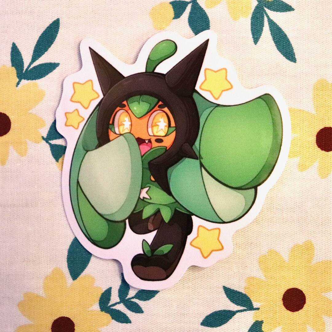 Ogerpon Vinyl Sticker - Etsy
