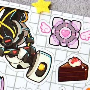 Portal Vinyl Sticker Sheet - Etsy