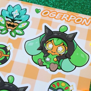 Lil Ogerpon Sticker Sheet - Etsy