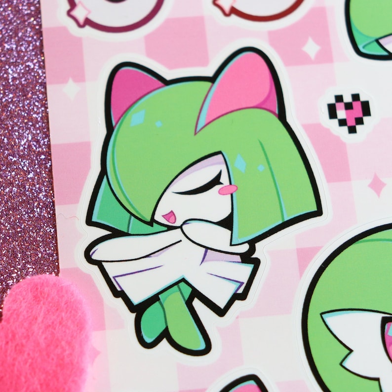 Gardevoir's Family Sticker Sheet - Etsy