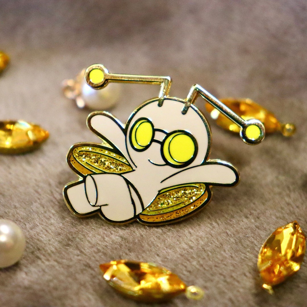 Gimmighoul Glitter Enamel Pins - Etsy