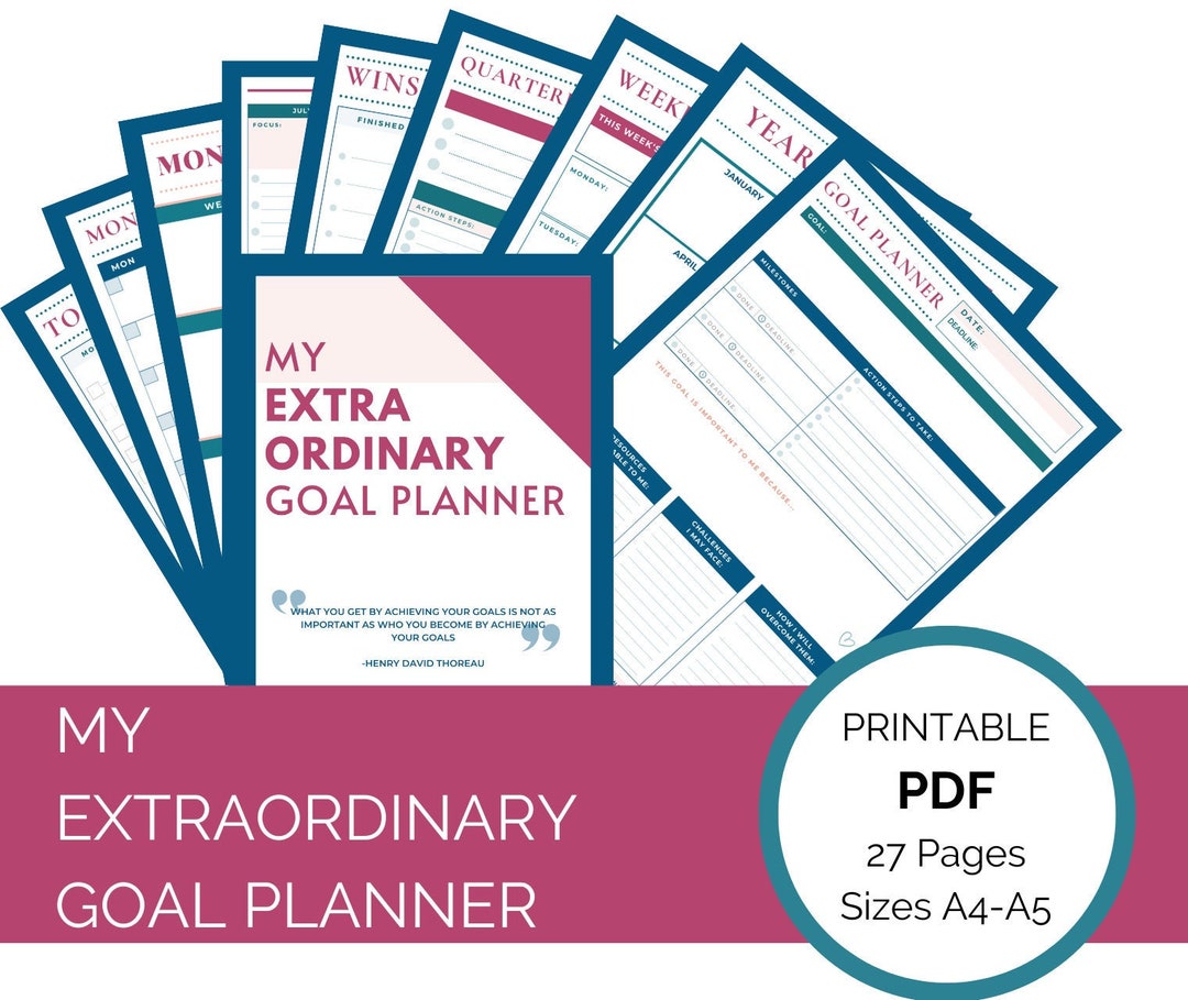 Goal Planning Workbook, Self Development, Entrepreneur Motivation, Goal ...