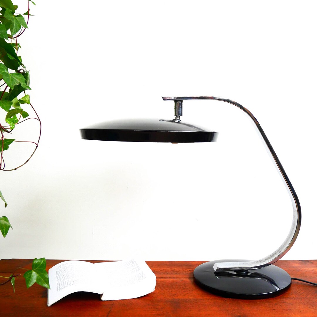 Old Black Desk Lamp - Etsy