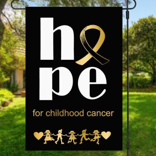 September is Childhood Cancer Awareness Month Garden Flag | Etsy
