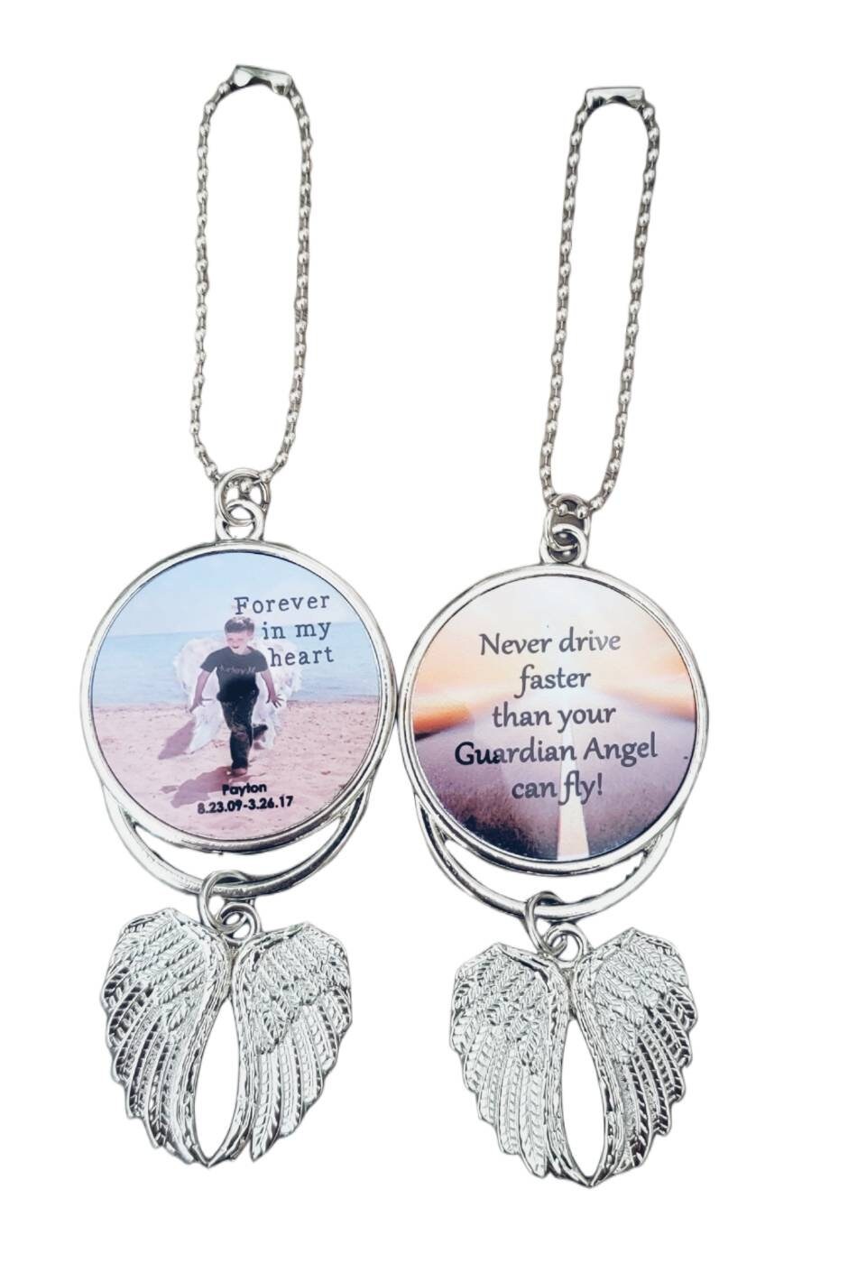 Car Charm Photo Car Mirror Hanger Rearview Mirror Hanger - Etsy