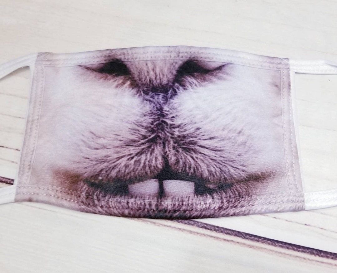 Animal Face Mask- Alpaca Face Mask - Funny Face Covering - Custom Cloth ...