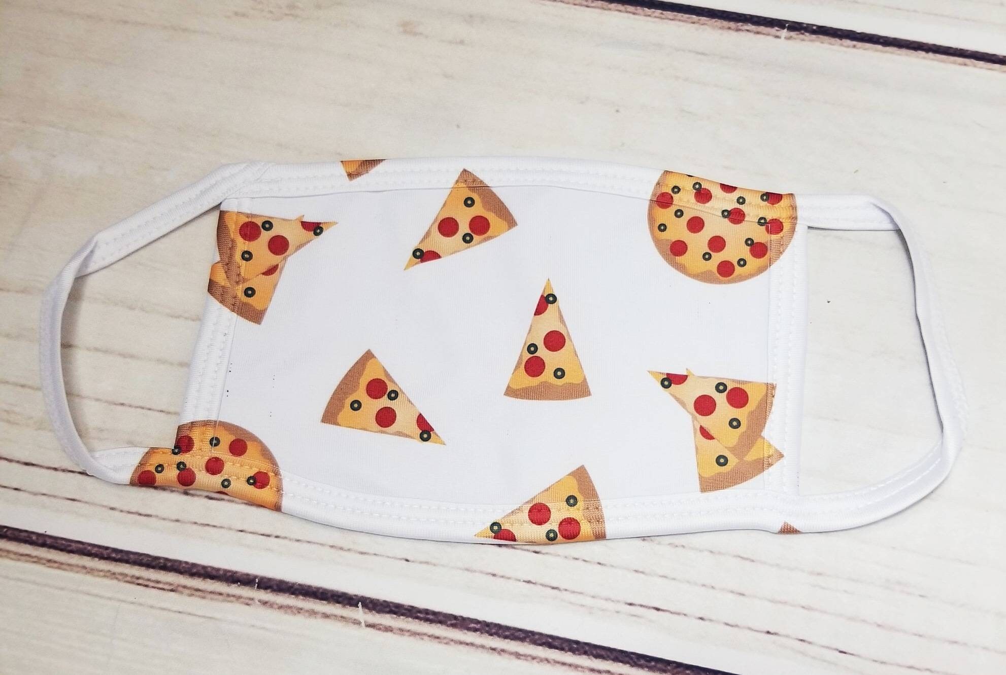 Pizza Face Mask Fashion Face Mask Donut Face Covering - Etsy